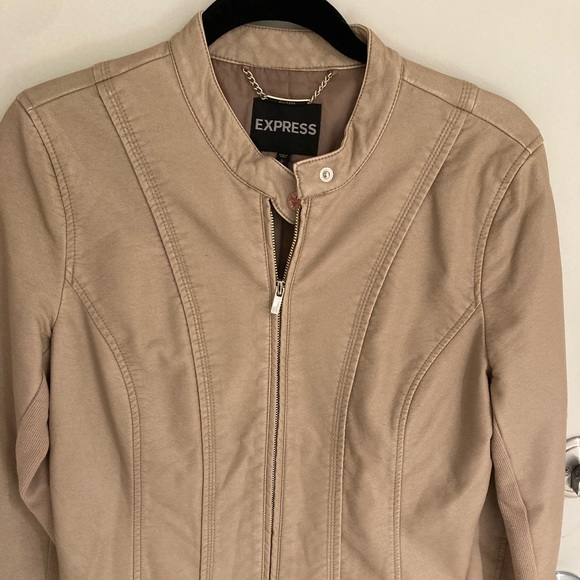 Express | Jackets & Coats | Express Faux Leather Moto Jacket | Poshmark